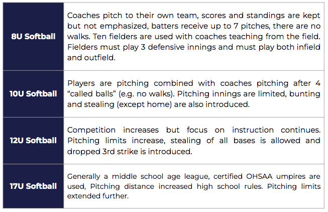 Spring League Descriptions & Team Selection - WYBSL